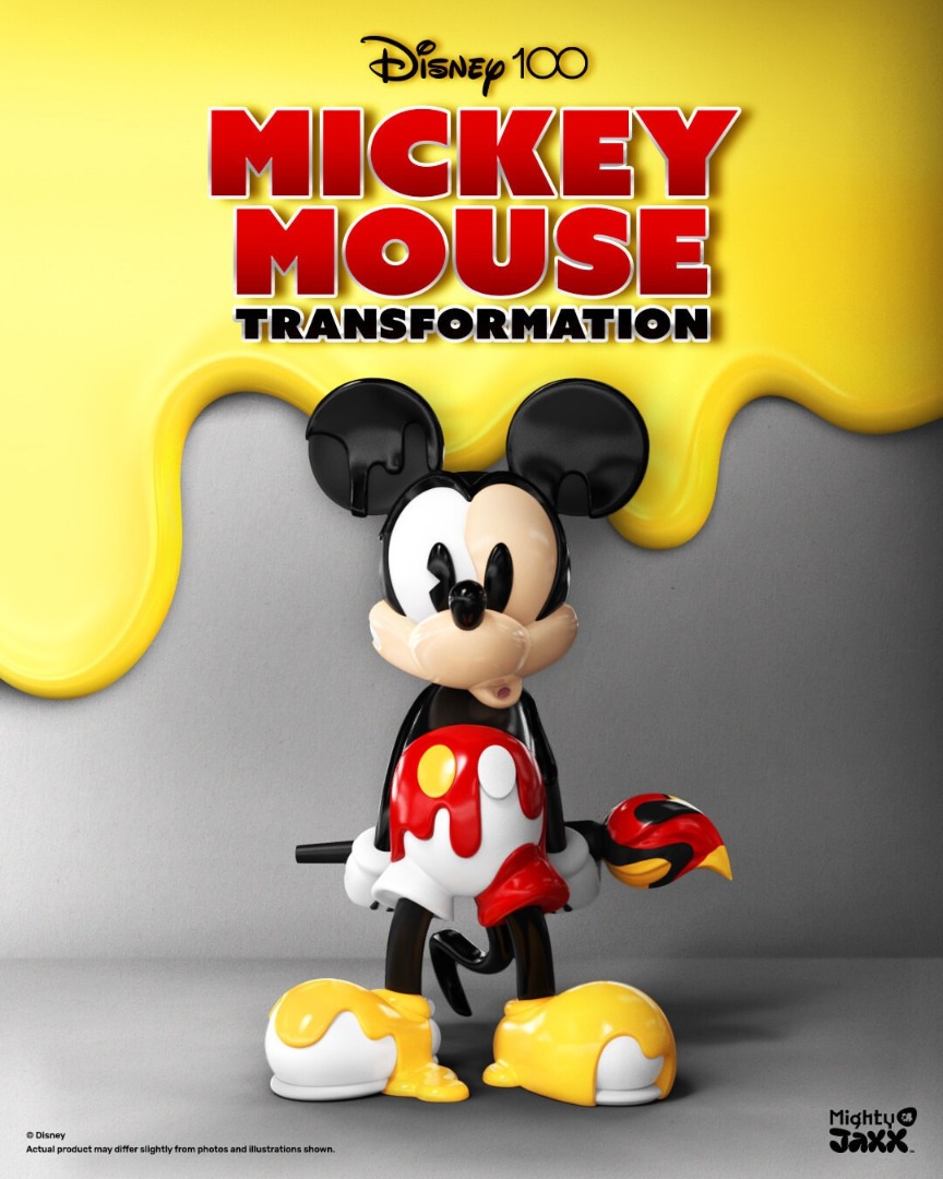 Mighty Jaxx 10"米奇老鼠 -Transformation- (Disney100) | Mighty Jaxx Mickey ...