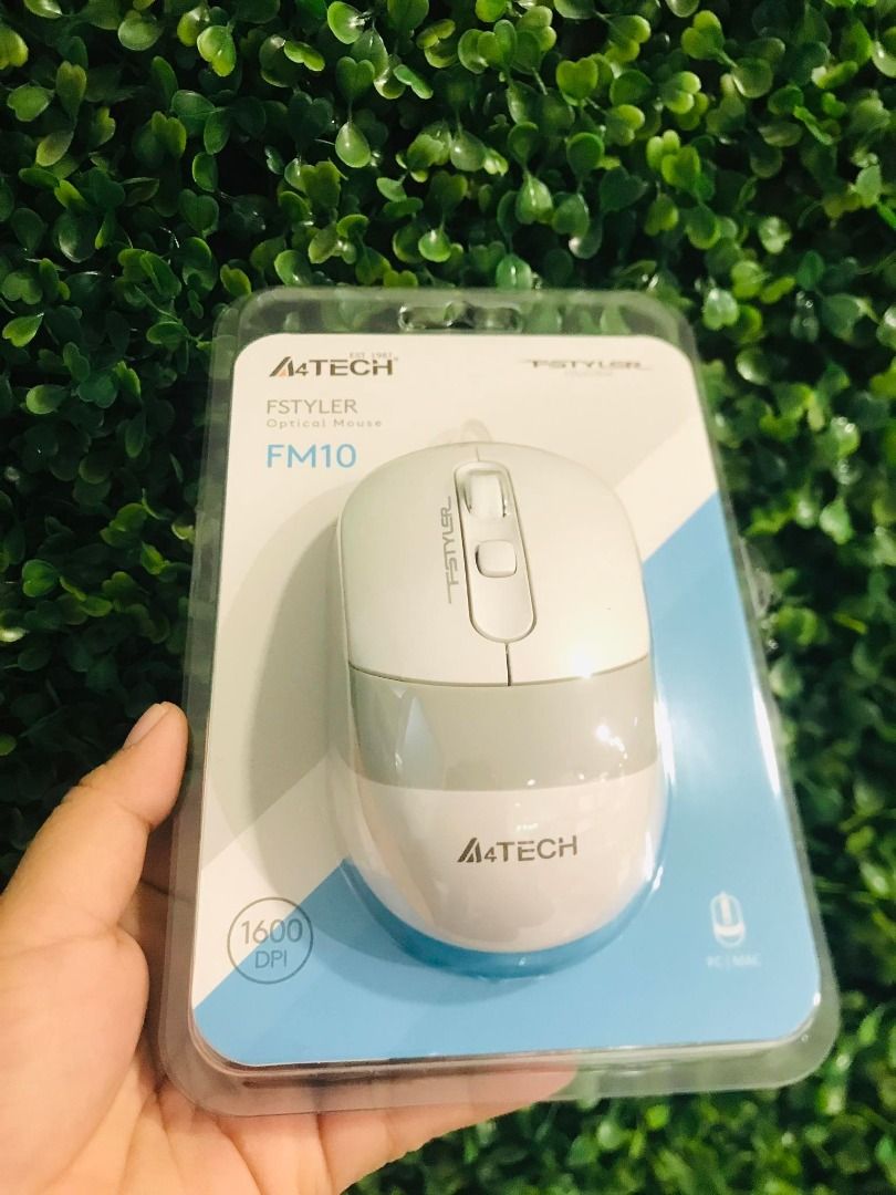 A4Tech Fstyler FM10 Wired Mouse USB White, Computers & Tech, Parts ...
