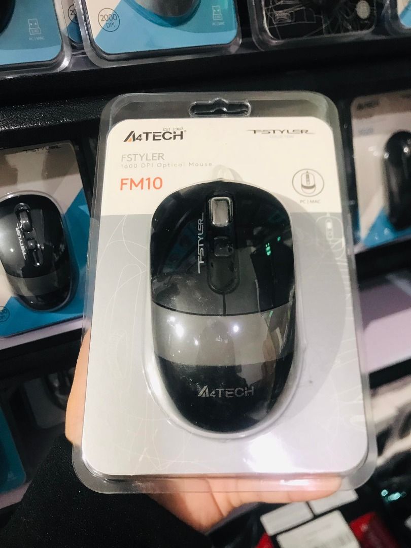 A4Tech Fstyler FM10 Wired Mouse USB Grey, Computers & Tech, Parts ...