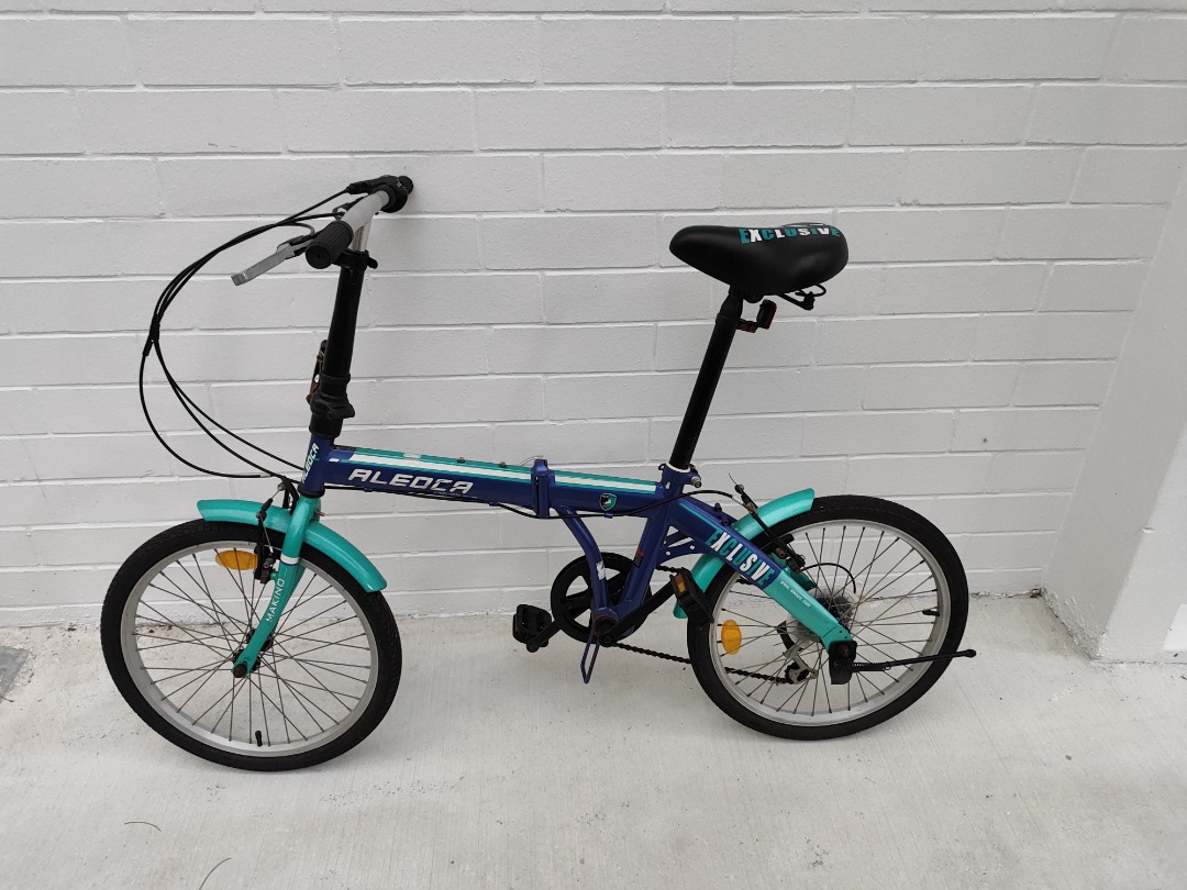 Aleoca Foldable bicycle 20 inch, Sports Equipment, Bicycles & Parts ...