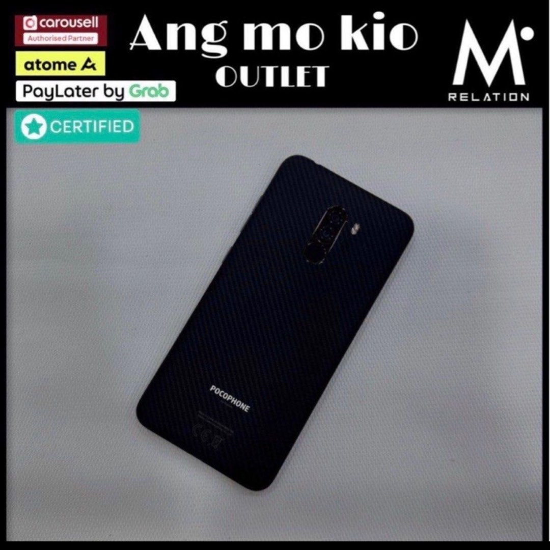 {Amk} poco phone f1 6/128gb black #0413, Mobile Phones & Gadgets ...