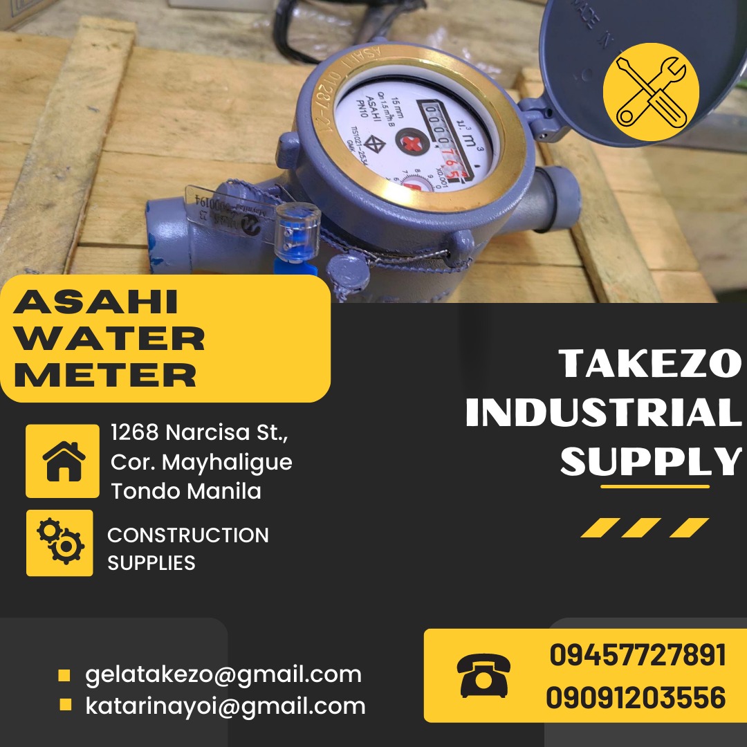 ASAHI WATER METER, Commercial & Industrial, Construction Tools ...