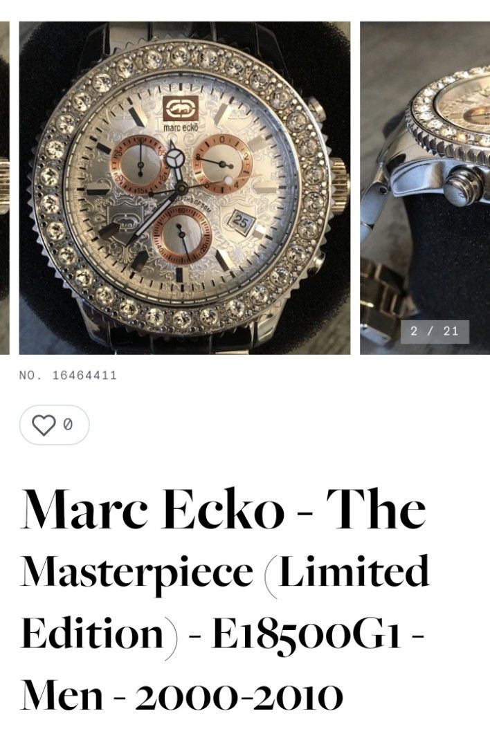 AUTHENTIC MARC ECKO - The Masterpiece (LIMITED EDITION), Men's Fashion ...