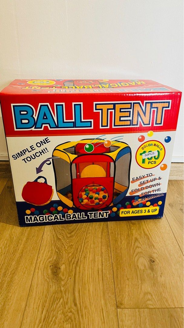 Ball tent (50 balls included), Hobbies & Toys, Toys & Games on Carousell