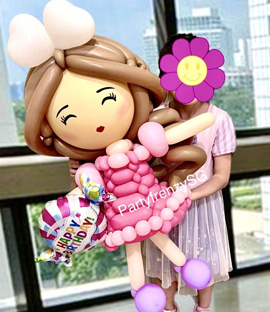 Balloon Girl Sculpture| Balloon Doll Sculpture | Balloon Princess ...