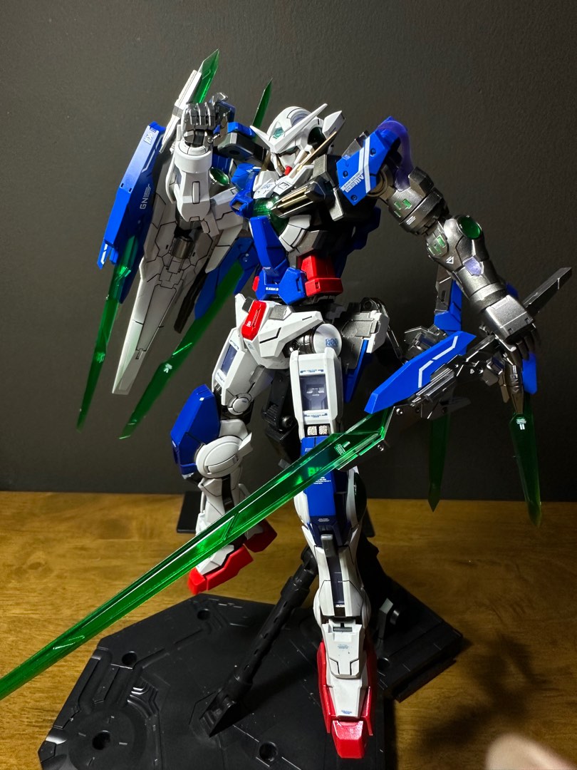 Bandai MG Exia + Susan R4 Expansion + DianChang Metal Frame, Hobbies ...