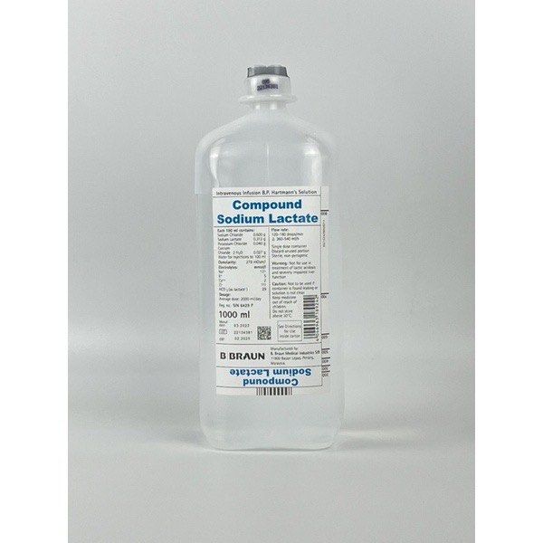 BBRAUN Compound Sodium Lactate IV fluid, Pet Supplies, Health ...