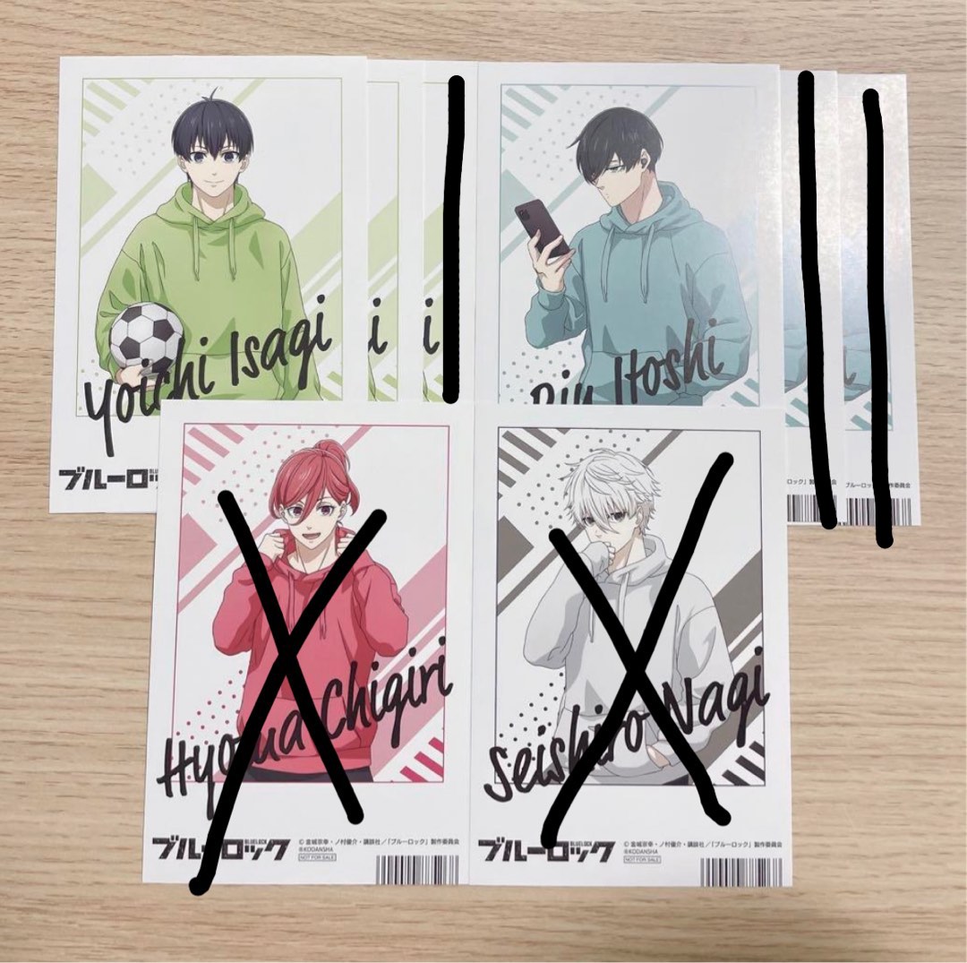 Blue lock bllk animate tokuten benefit postcard, Hobbies & Toys, Memorabilia & Collectibles, J ...
