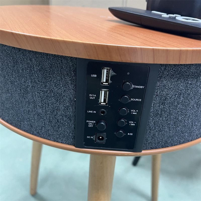 Bluetooth Subwoofer Stereo Soundbar Speaker Coffee Table Side Table ...