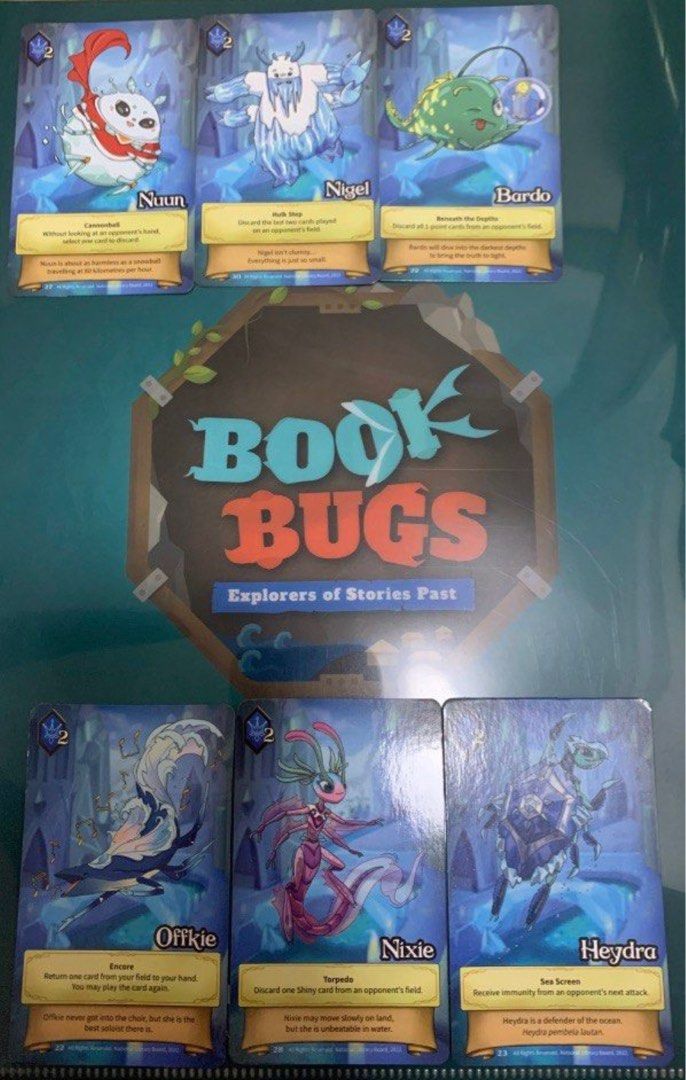 Book Bugs Cards, Hobbies & Toys, Toys & Games on Carousell