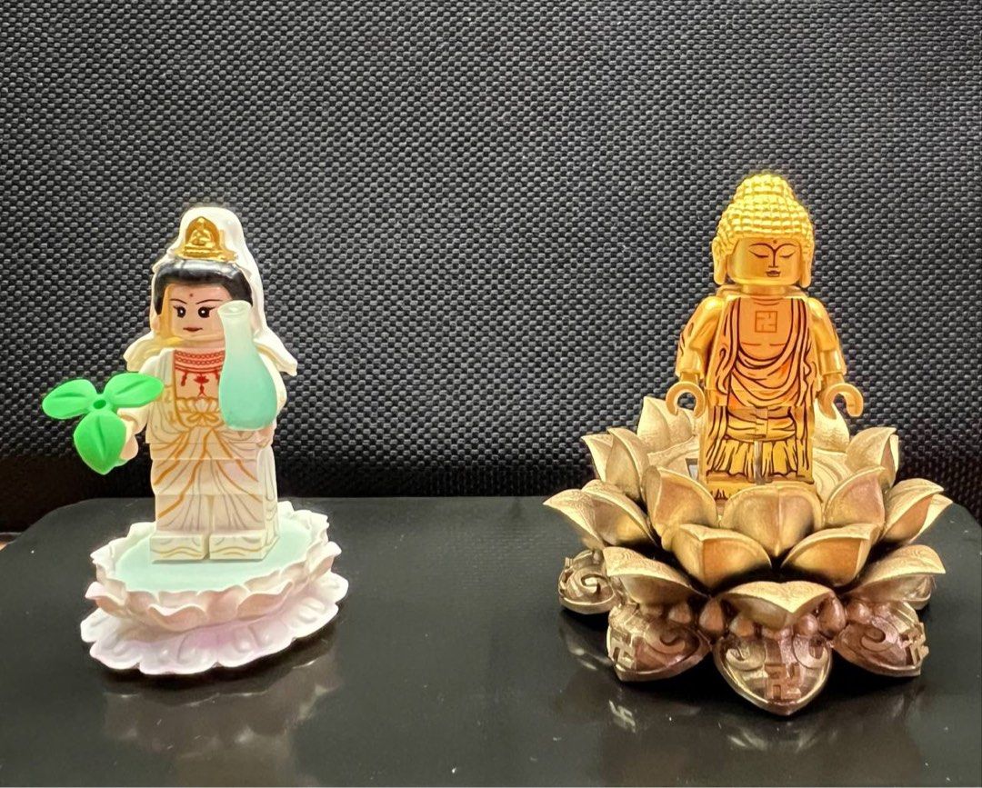 Buddha and guanyinma minifigure brick. Lego compatible, Hobbies & Toys ...