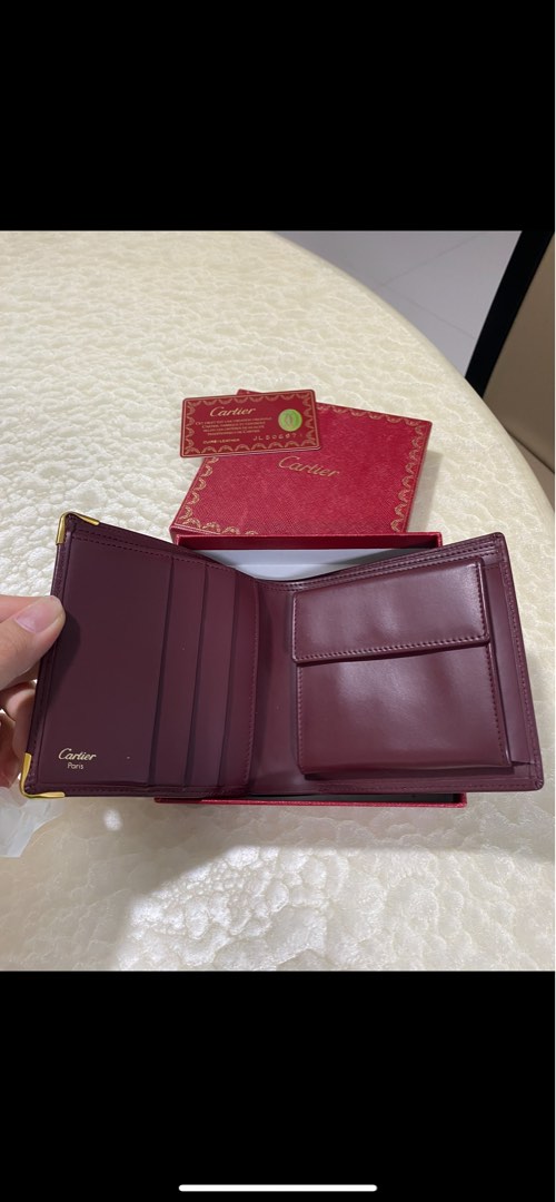 Cartier Compact Wallet, Luxury, Bags & Wallets on Carousell