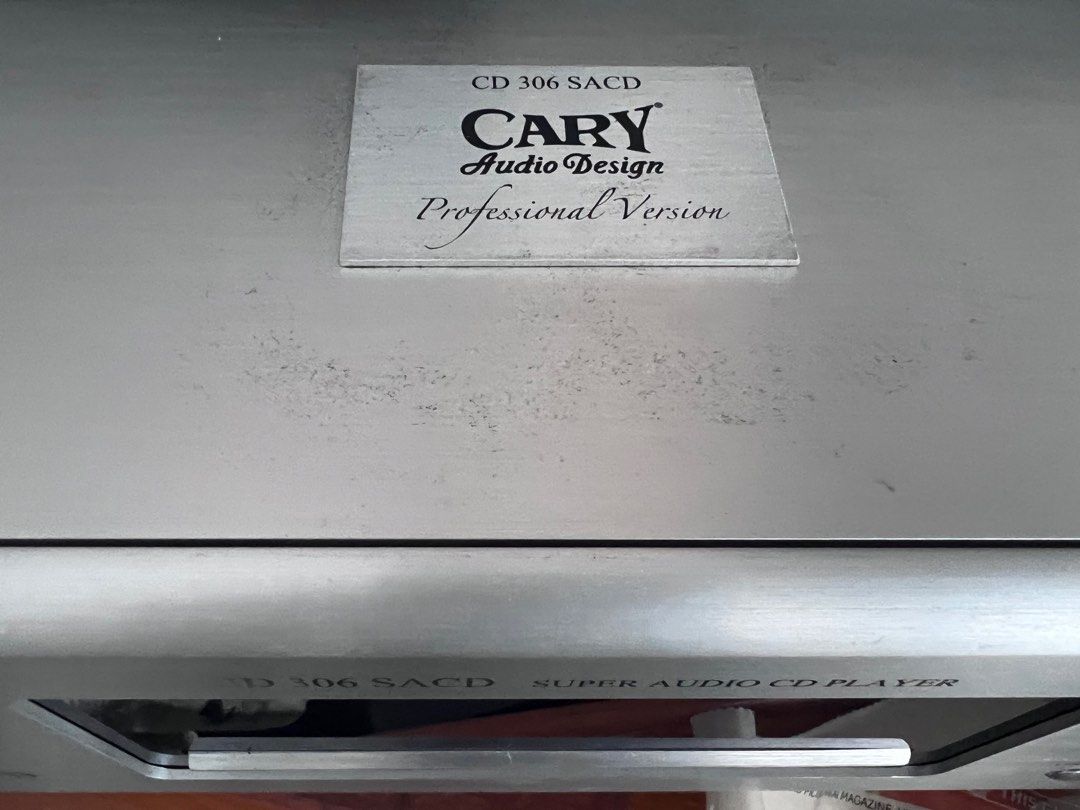 Cary Audio Design CD306 SACD player - professional edition, Audio ...