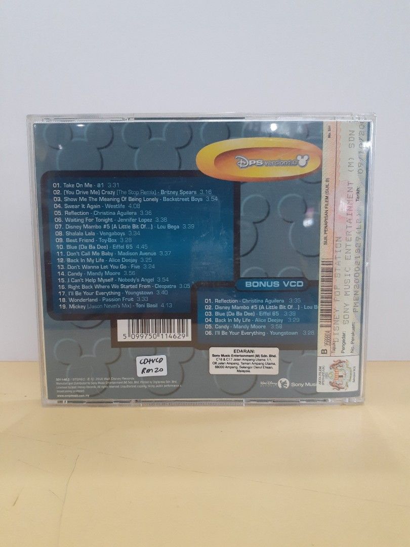 (CD+VCD) Disney Pop Station Version 1.0, Hobbies & Toys, Music & Media, CDs & DVDs on Carousell