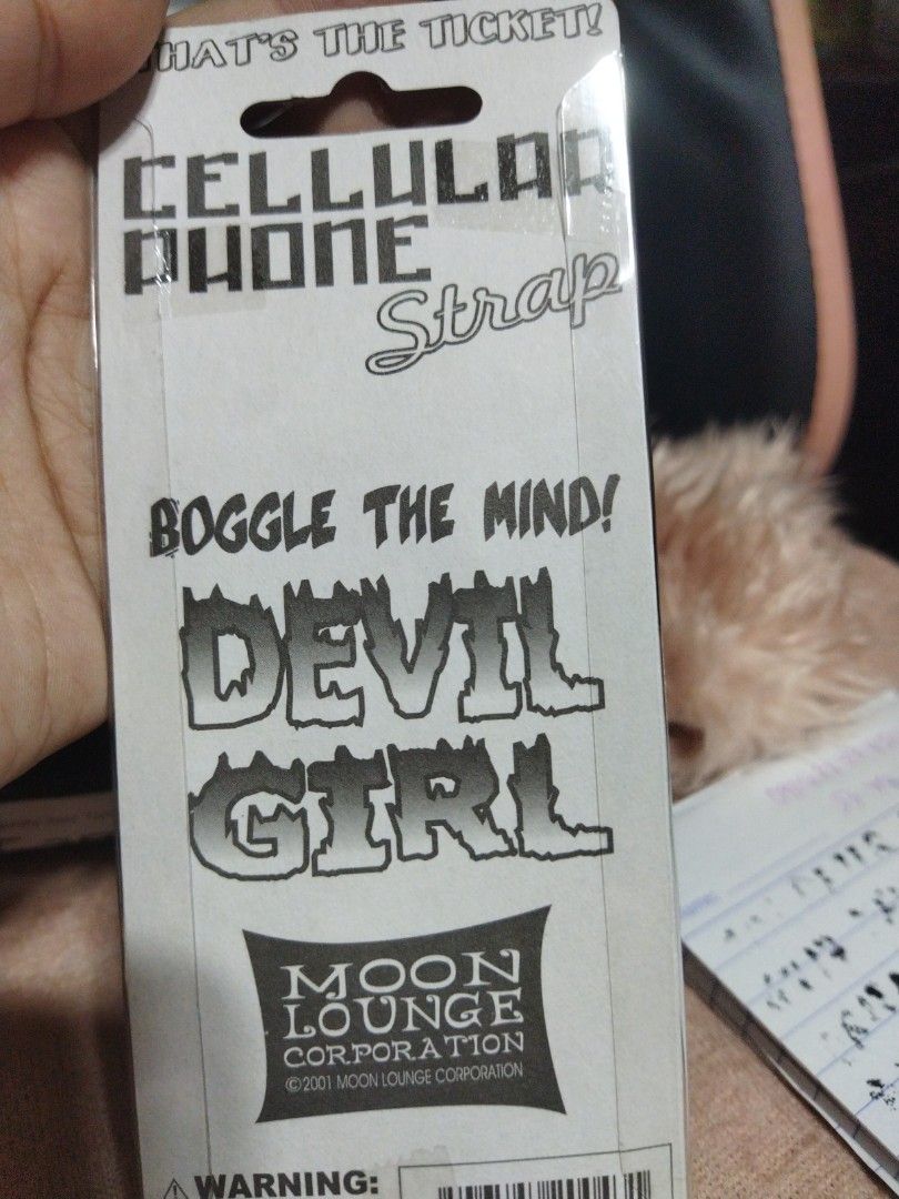 Cell strap devil on Carousell