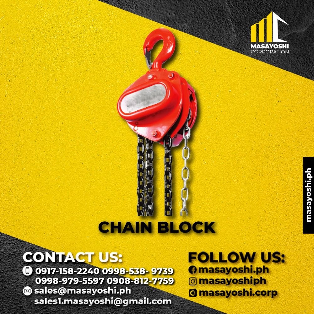Chain Block Heavy Duty 2T x 3M | Construction Supplies | Construction ...