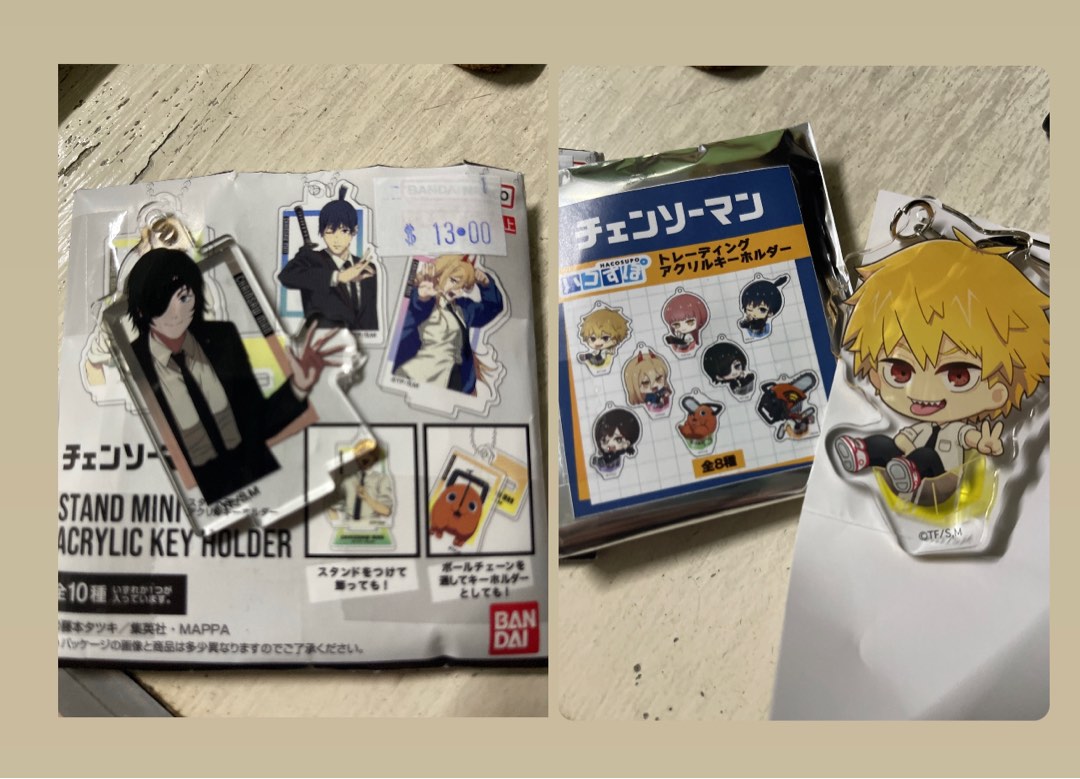 CHAINSAWMAN CSM Acrylic Stand/Keychains, Hobbies & Toys, Memorabilia ...