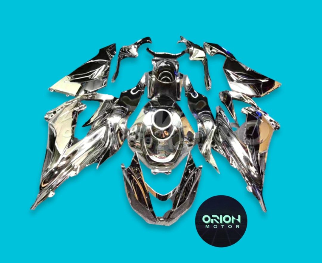 Chrome Full Fairings (Custom), Motorcycles, Motorcycle Accessories on ...