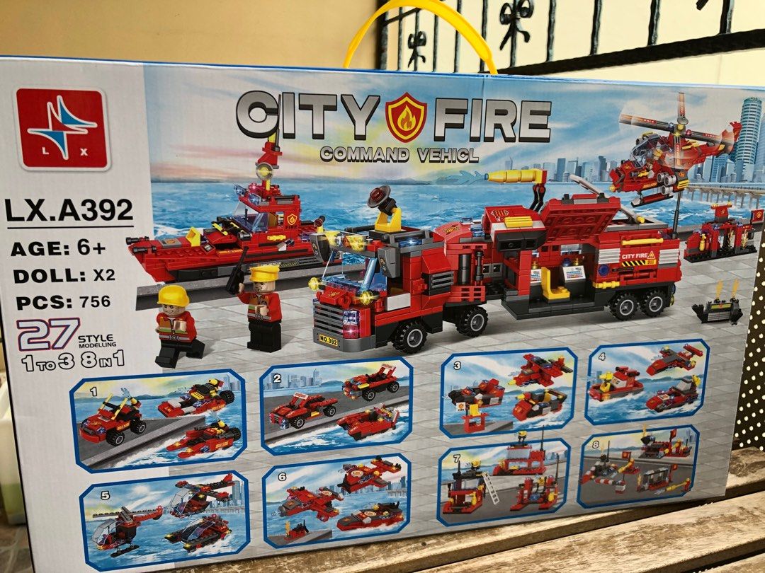 City Fire Command Vehicle, Hobbies & Toys, Toys & Games on Carousell