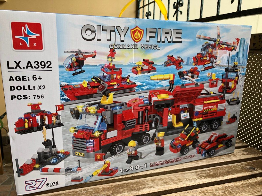 City Fire Command Vehicle, Hobbies & Toys, Toys & Games on Carousell