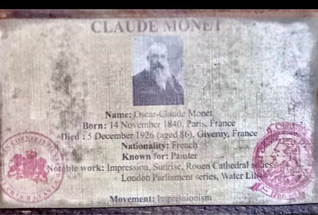 Claude Monet Painting, Hobbies & Toys, Memorabilia & Collectibles ...