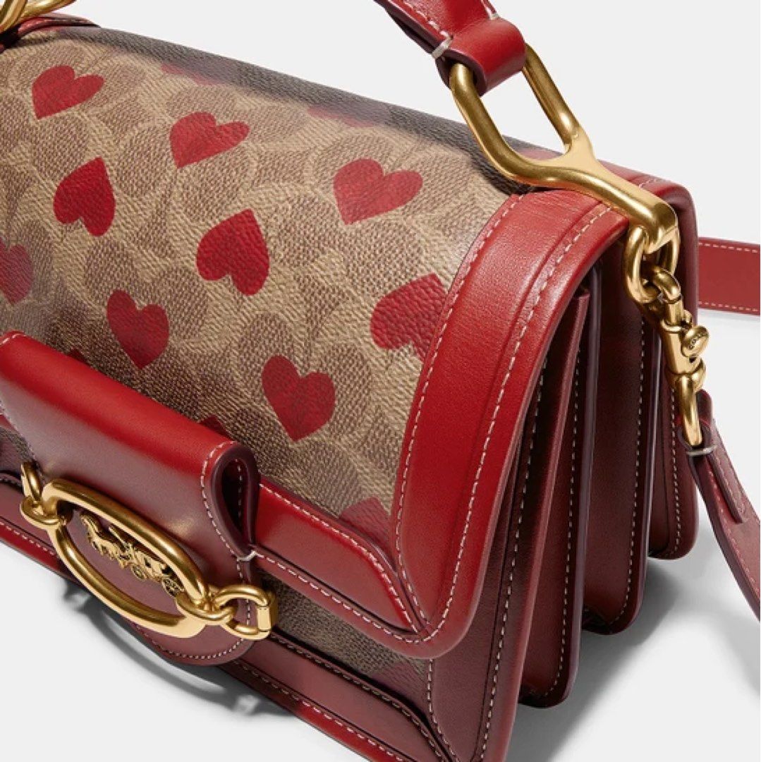 Coach Hero Heart Print Sling Bag, Women's Fashion, Bags & Wallets ...