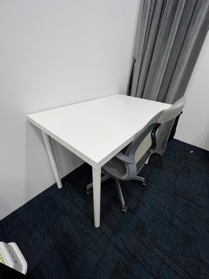 Computer/Study Table c/w Office Chair, Furniture & Home Living ...
