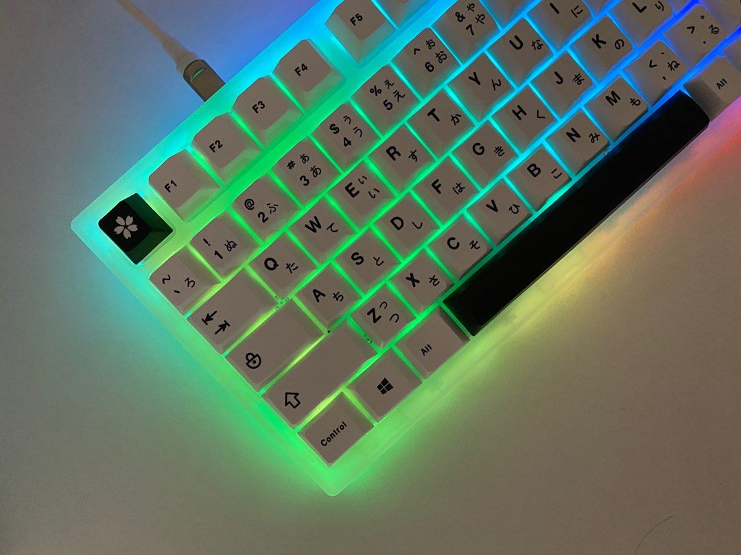 Creamy Tactile RGB Custom Mechanical Keyboard - Japanese design ...