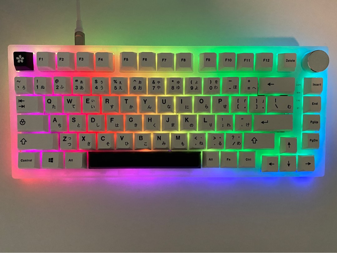 Creamy Tactile RGB Custom Mechanical Keyboard - Japanese design ...