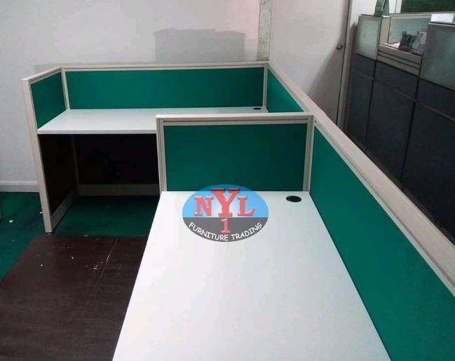 Custom Color Workstation // Office Furniture Partition on Carousell