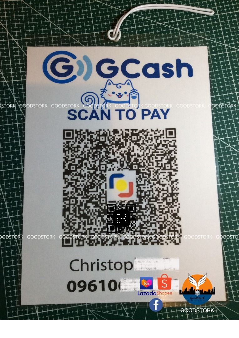 Customized Scan to Pay QR Code Signage for GCash and others, Computers ...