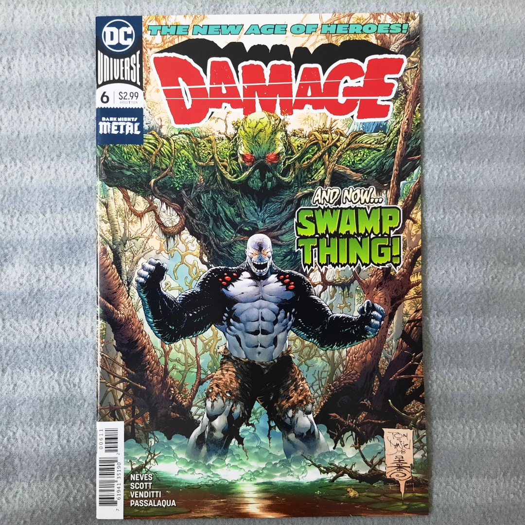 Damage #6 (DC Comics) Robert Venditti, Tony S Daniel, Diogenes Neves ...