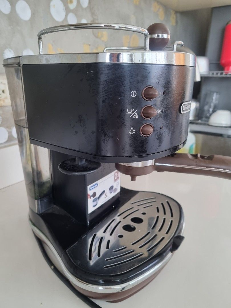 Delonghi Icona Vintage espresso and cooffee machine with milk frother ...