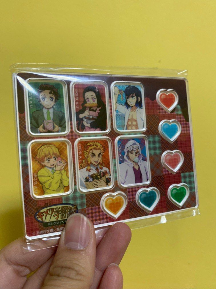 Demon slayer kny kimetsu academy acrylic keychain set rengoku uzui ...