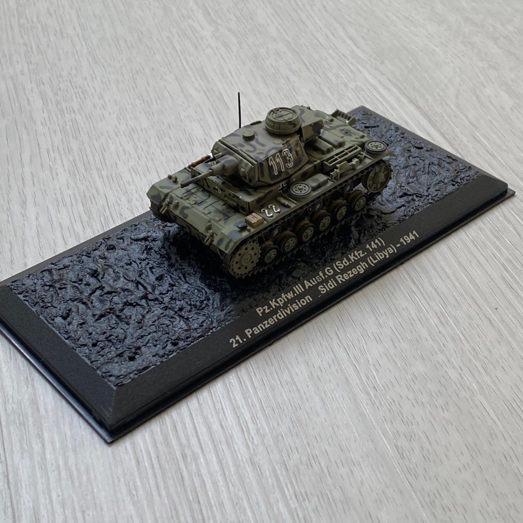 Diecast Panzer III Ausf.G Model (1:72), Hobbies & Toys, Memorabilia ...