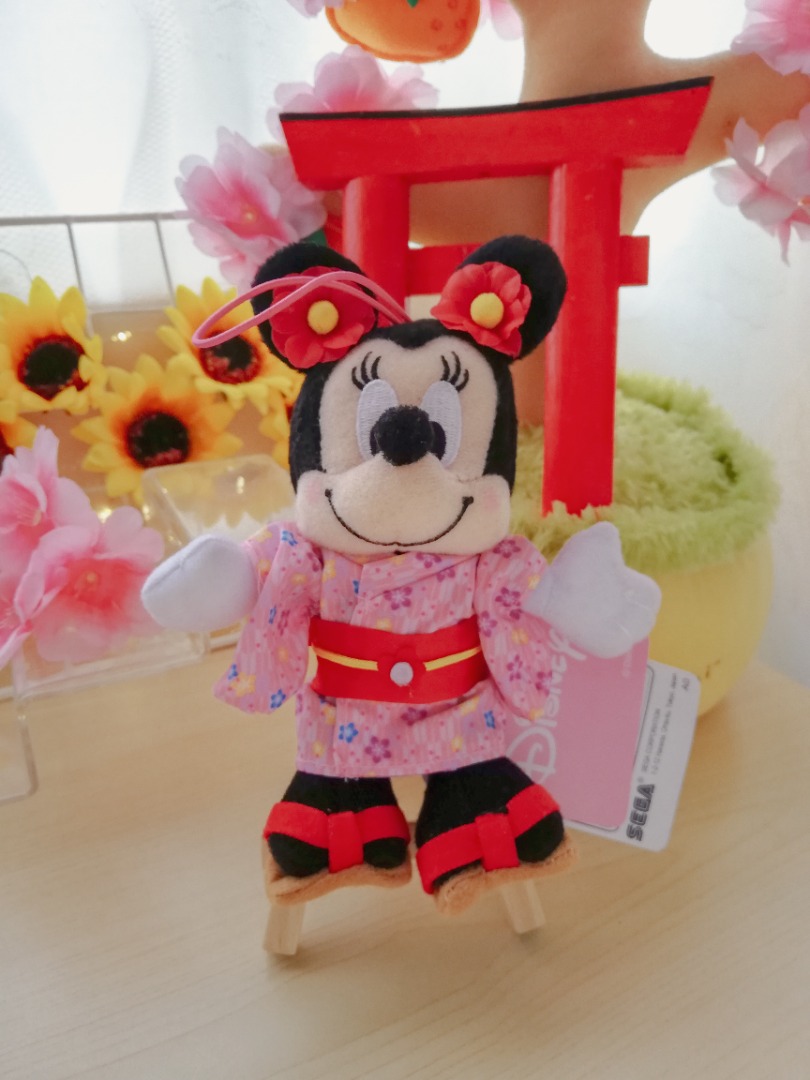 Disney Minnie Mouse Kimono Japan Plush Charm on Carousell