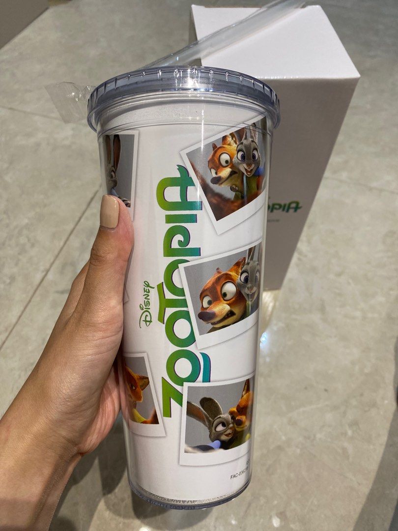 Disney Zootopia Tumbler with straw, Furniture & Home Living ...