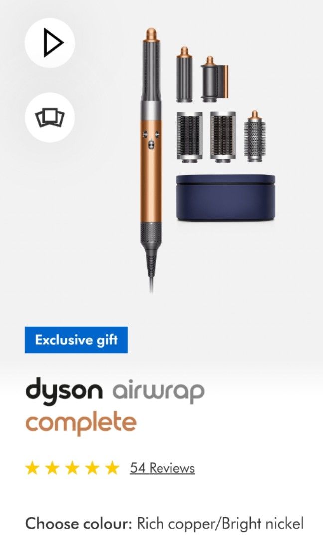 Dyson Airwrap Complete with official receipt, Beauty & Personal Care ...