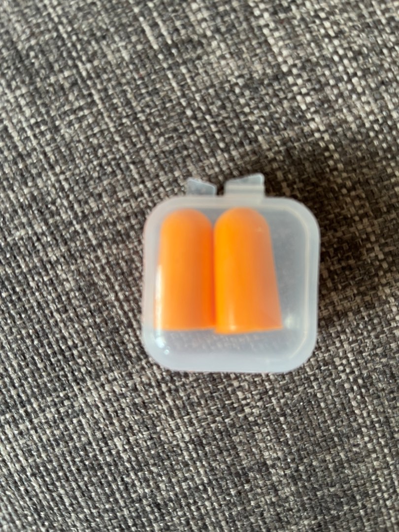 Earplugs with casing, Hobbies & Toys, Travel, Travel Essentials ...