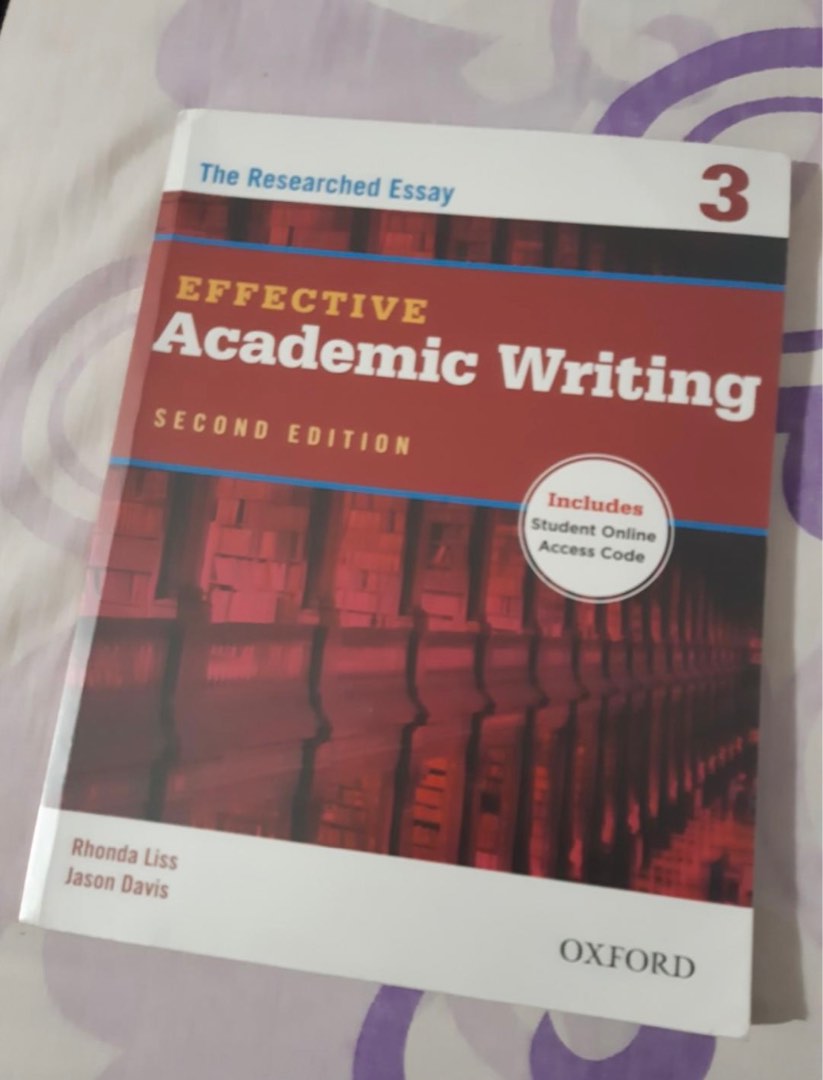 Effective Academic Writing, Hobbies & Toys, Books & Magazines, Textbooks on Carousell