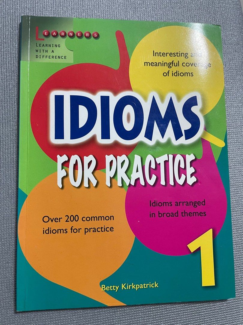 English idioms for practice book 1, Hobbies & Toys, Books & Magazines ...