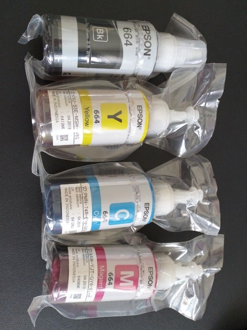 Epson 664 Ink Bottle Refill, Computers & Tech, Printers, Scanners ...
