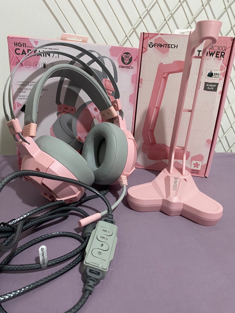 Fantech Sakura Gaming Headset & Tower, Audio, Headphones & Headsets on ...