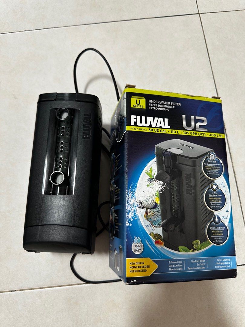 Fluval U2 underwater Filter, Pet Supplies, Homes & Other Pet ...