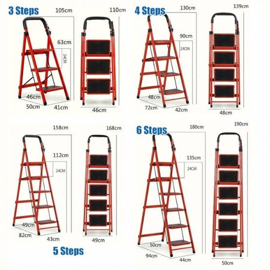 Foldable 6 Step Ladder (kl/Klang valley only), Furniture & Home Living ...