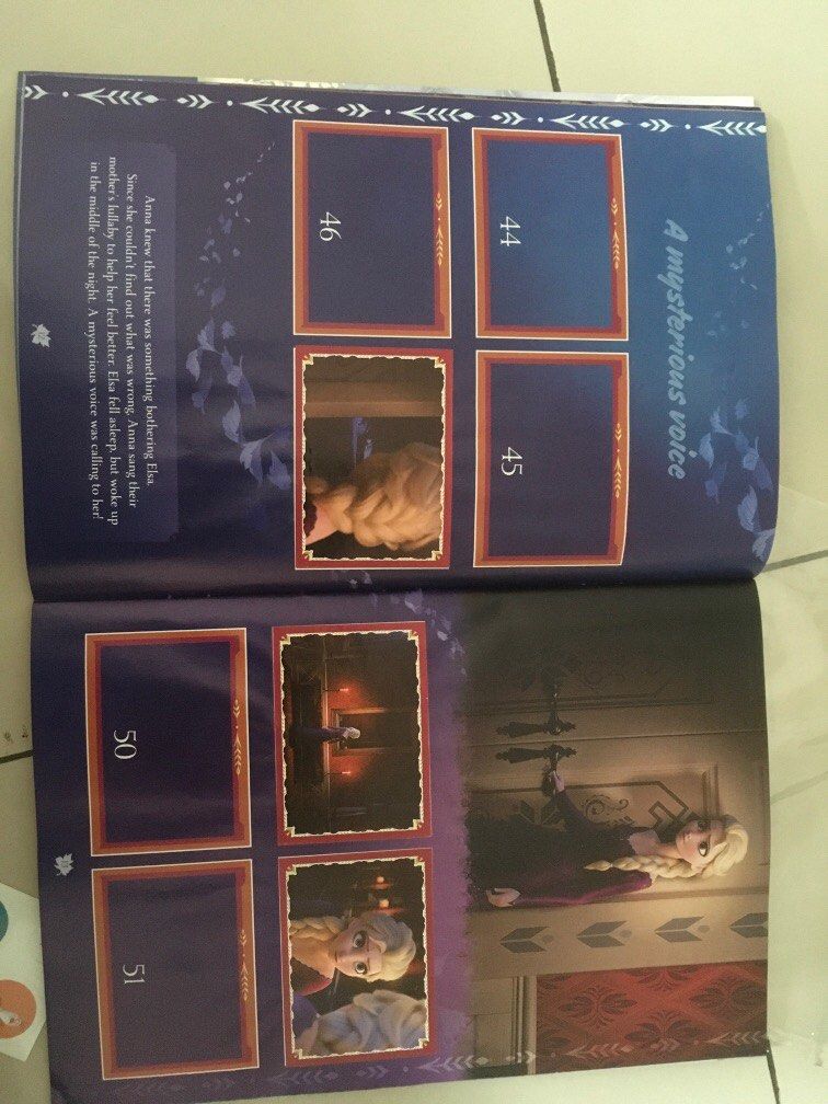 Frozen 2 sticker album, Hobbies & Toys, Books & Magazines, Children's ...