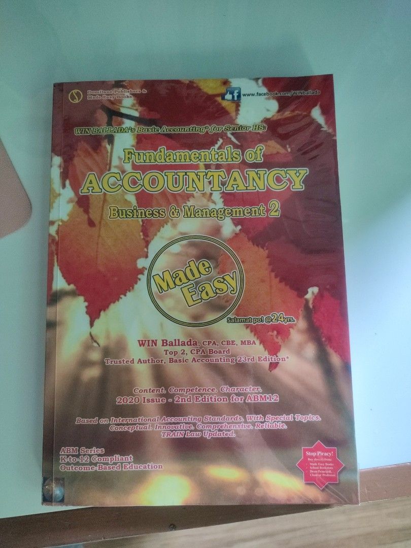 Fundamentals of Accountancy and Business Management 2 by Win Ballada on ...