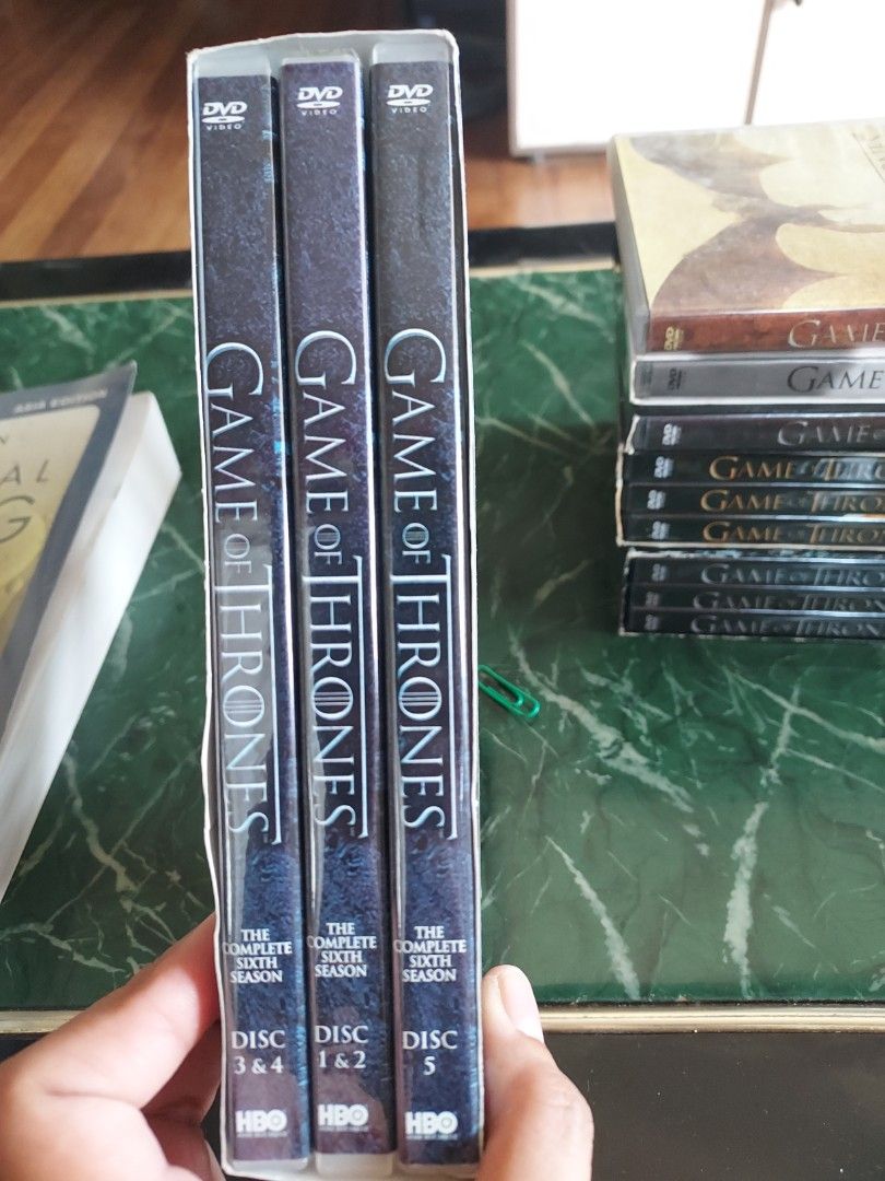 Game of Thrones DVD 1st to 6th Season Collection, Hobbies & Toys, Music ...