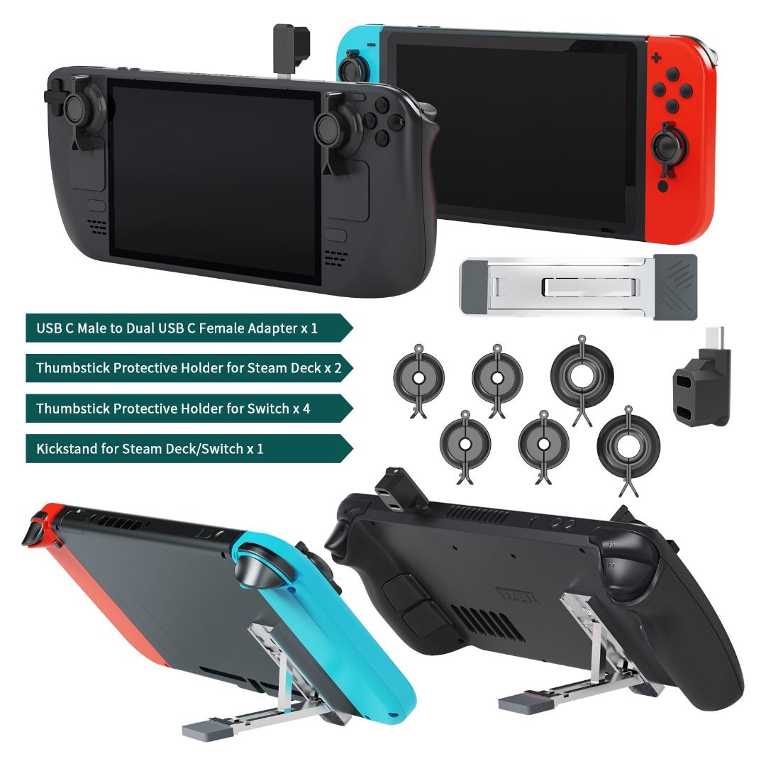 Gaming Gadget Pack for Steam Deck / Nintendo Switch OLED JYS SD015 ...