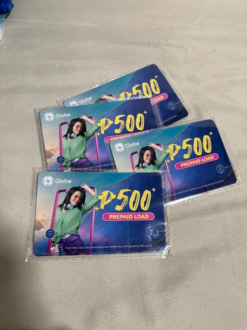 GLOBE Prepaid Load Card on Carousell